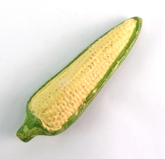 Vintage Kitchen Decor Corn Cob Toy Clay Corn Handmade Table | Etsy