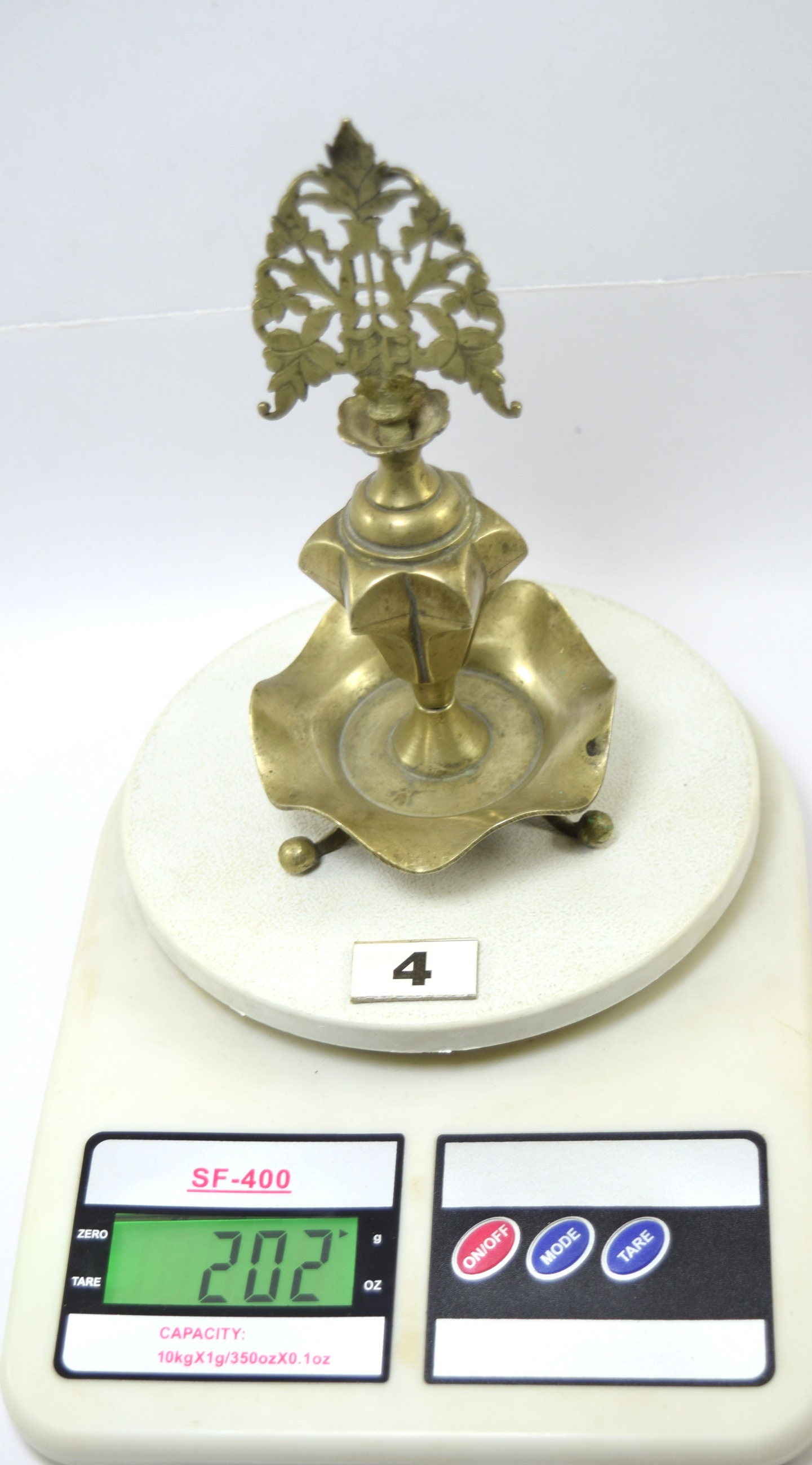 Vintage Brass Surma Dani Indo Islamic Indian Handcrafted Brass Mascara ...