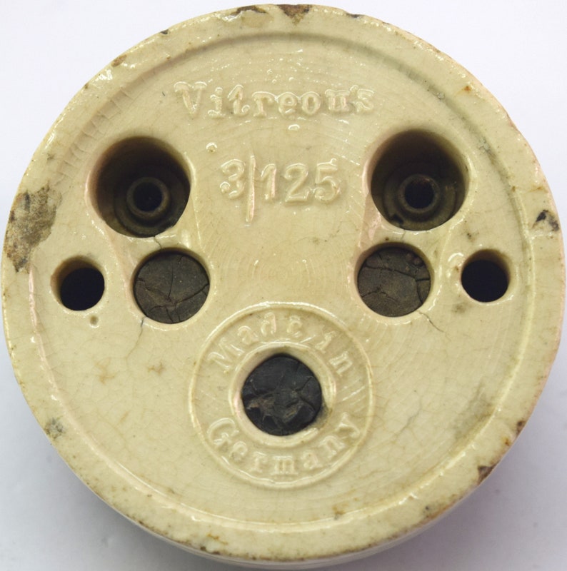 Vintage Vitreous Germany Made Electric Light Switches Brass & | Etsy