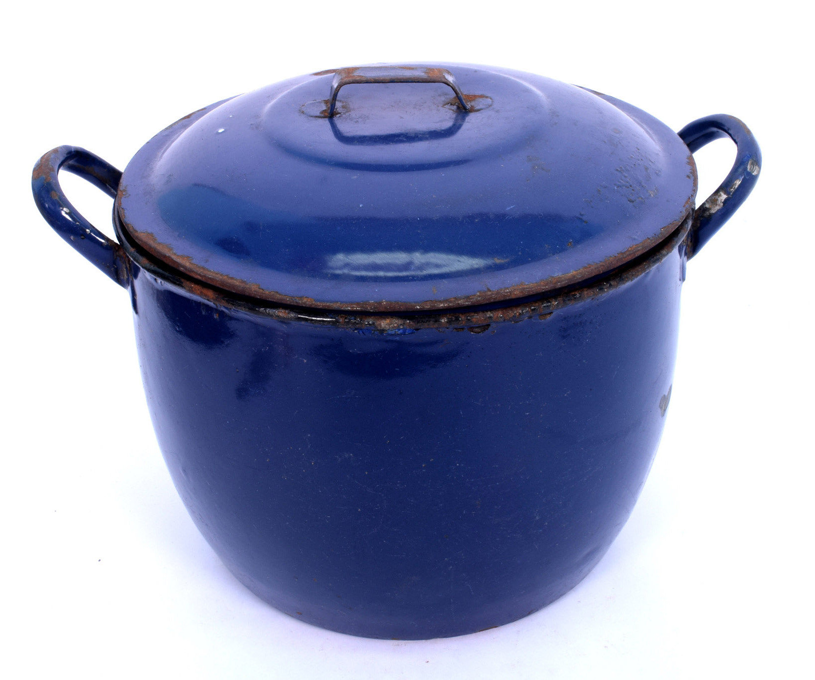 Vintage Blue Enamel Cooking Pot Kitchenware Home Decor Nice - Etsy