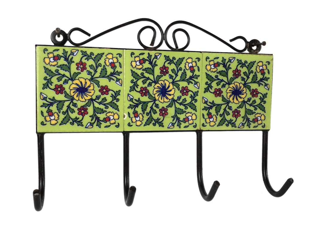 Ceramic Tile Fitting Wall Hanger Iron Wall Decor Multi Utility Hook ...