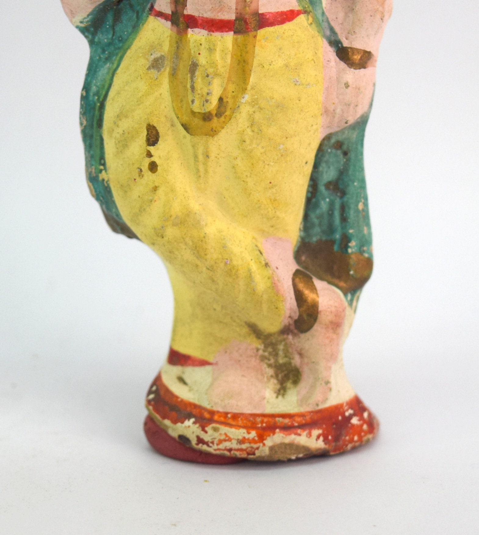 Indian Religious Lord Krishna Figure Playing With Flute Chapel Décor ...