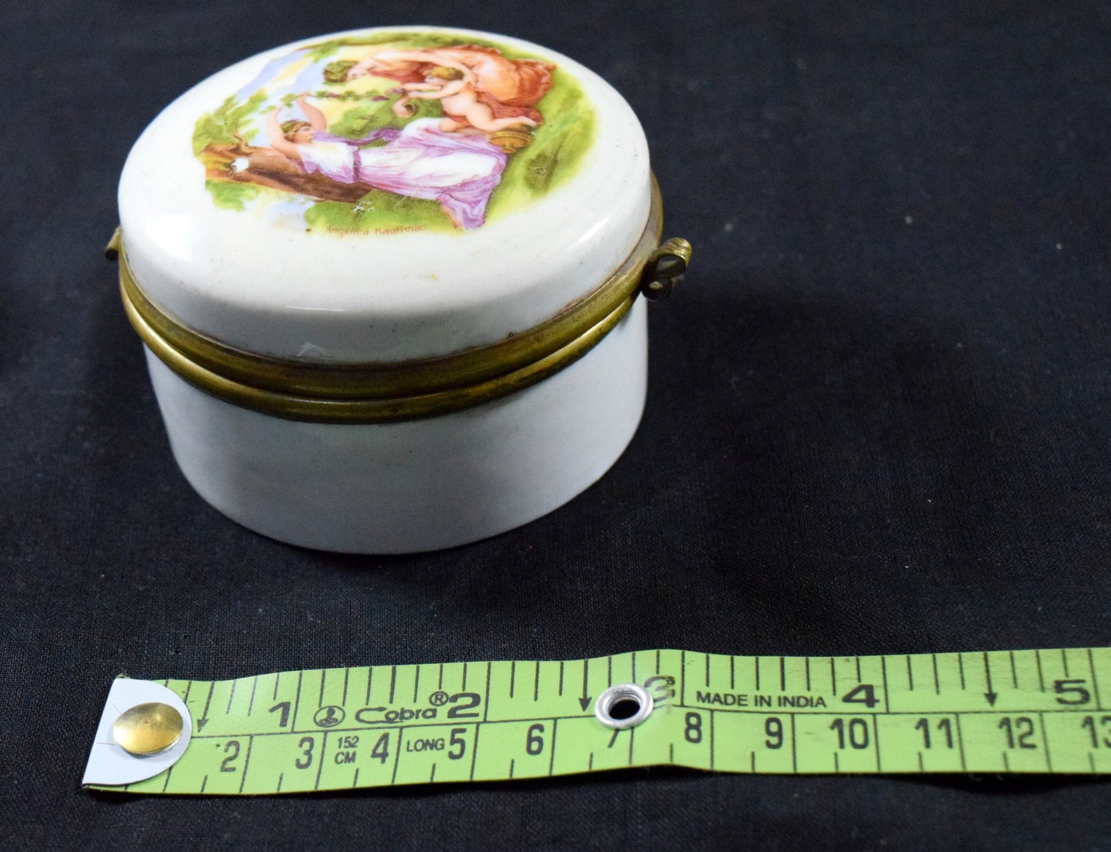 Vintage Victorian Small Trinket Box Collectible English | Etsy