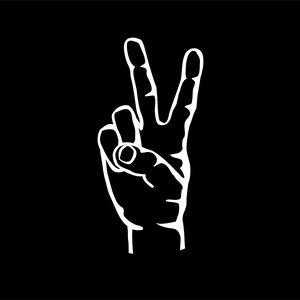 Peace Sign Window Decal Sticker - Etsy