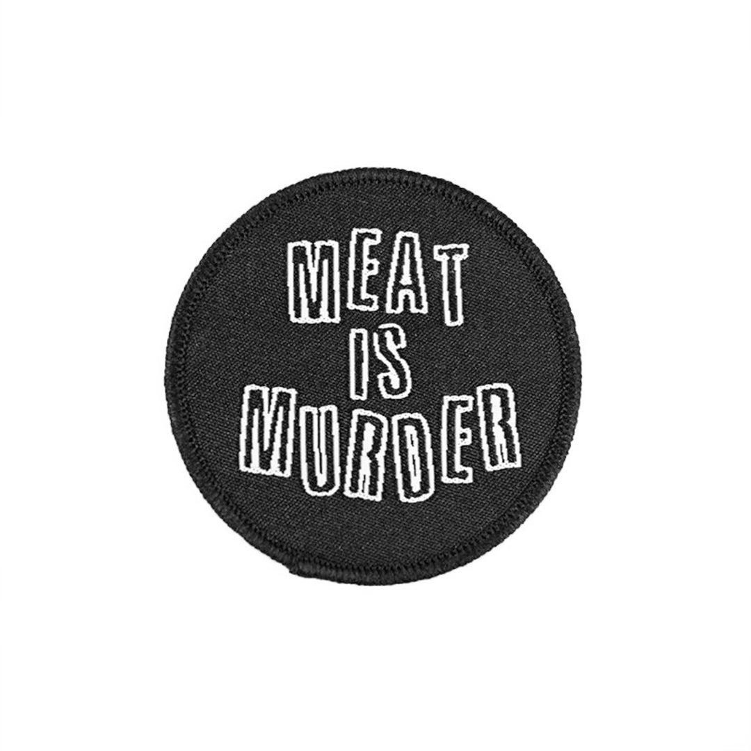 Meat is Murder Patch - Etsy
