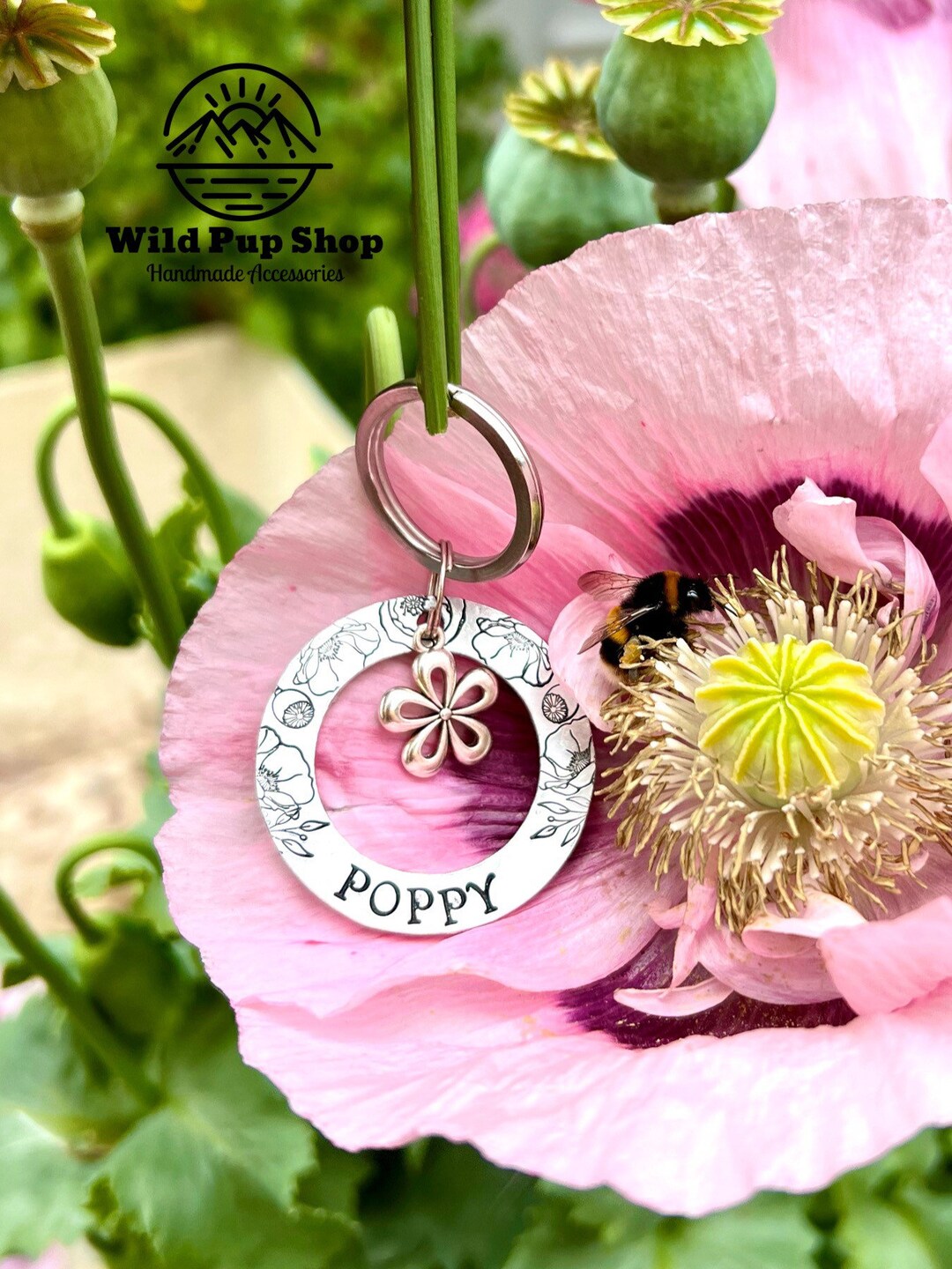 Poppy Washer • Small Medium Large Personalised Custom Hand Stamped ...