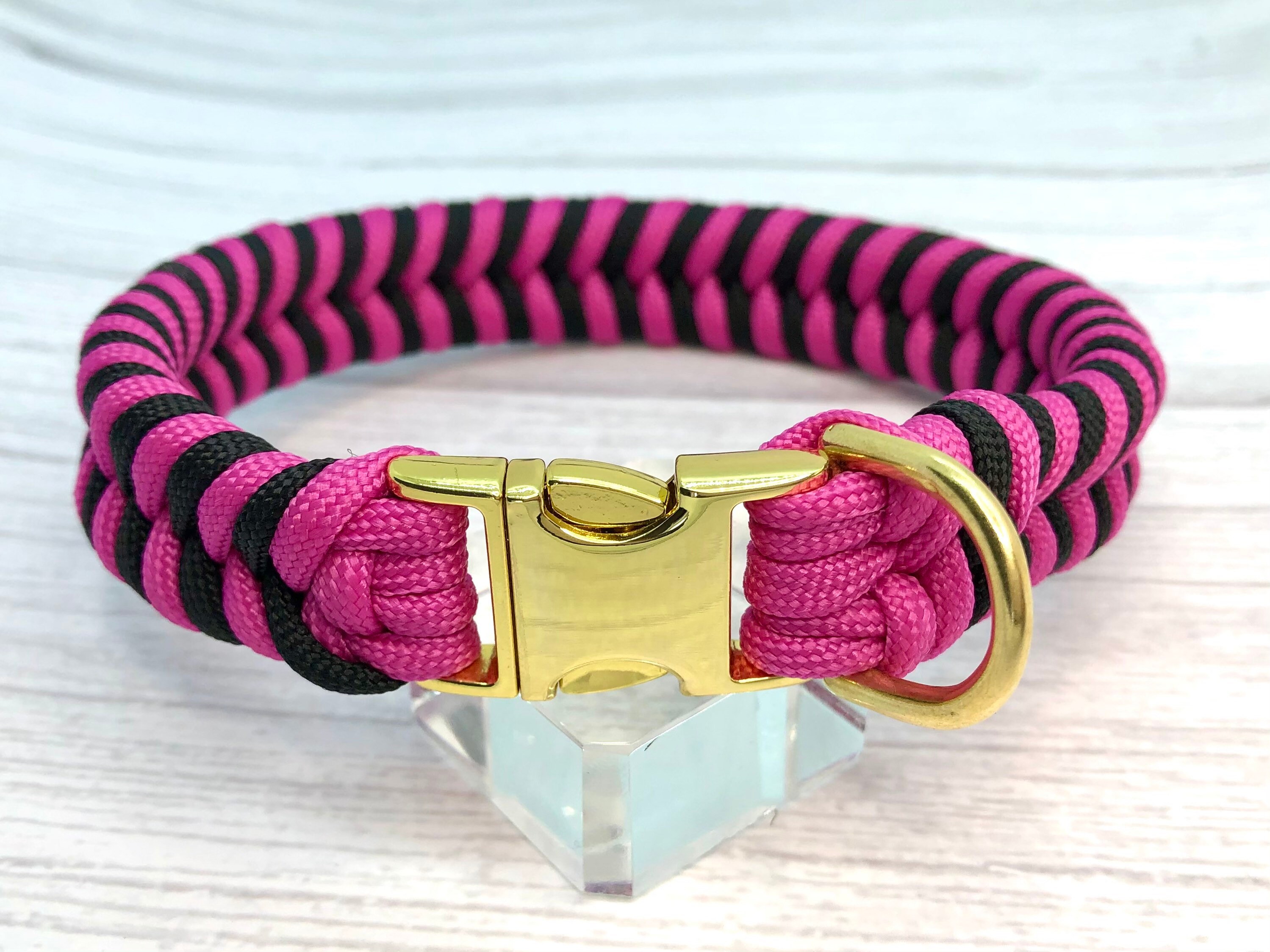 40 Colours Custom Fishtail Paracord Collar Two Colour | Etsy