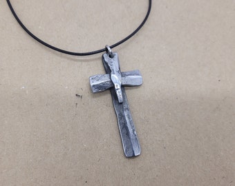 Iron Forged Cross - Etsy
