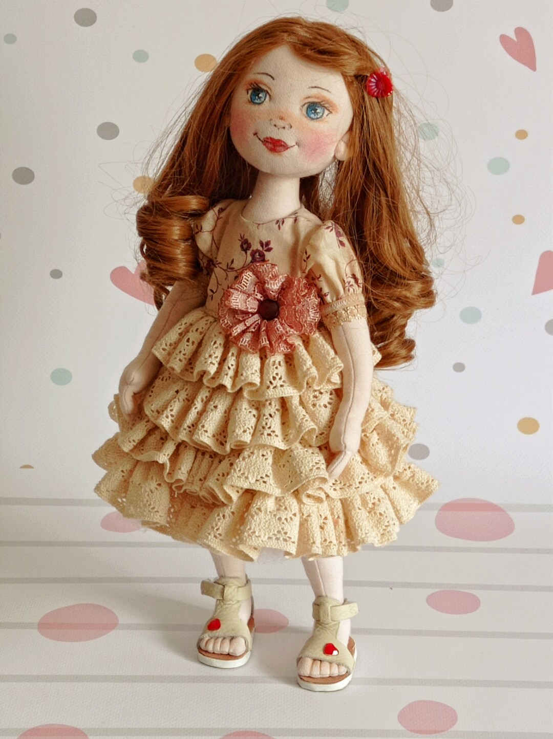 Ooak Doll Rag Doll boudoir Doll Handmade Dolls Sewing - Etsy