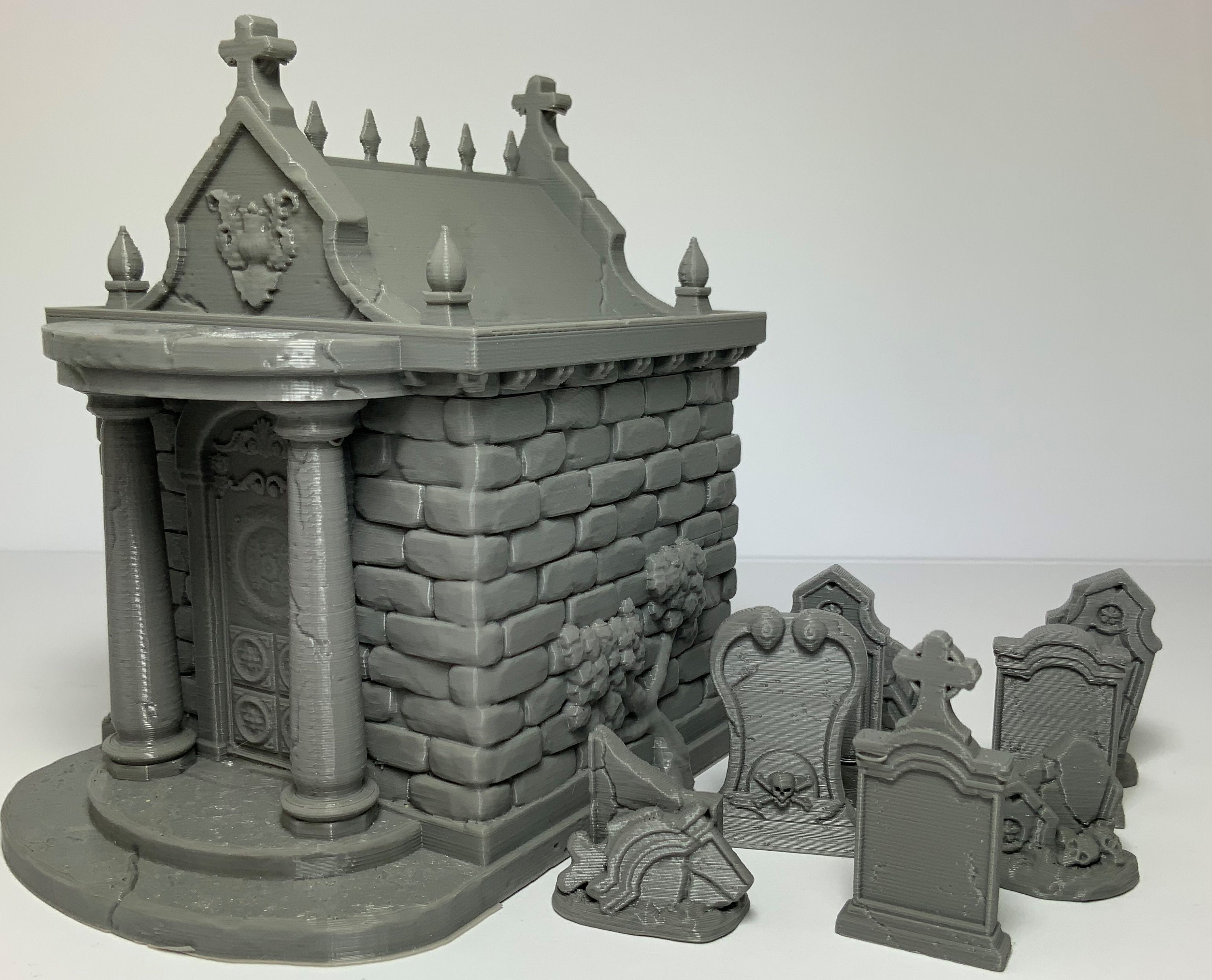 Headstones kit of 8 1:28 RPG Dungeons and Dragons Dnd - Etsy