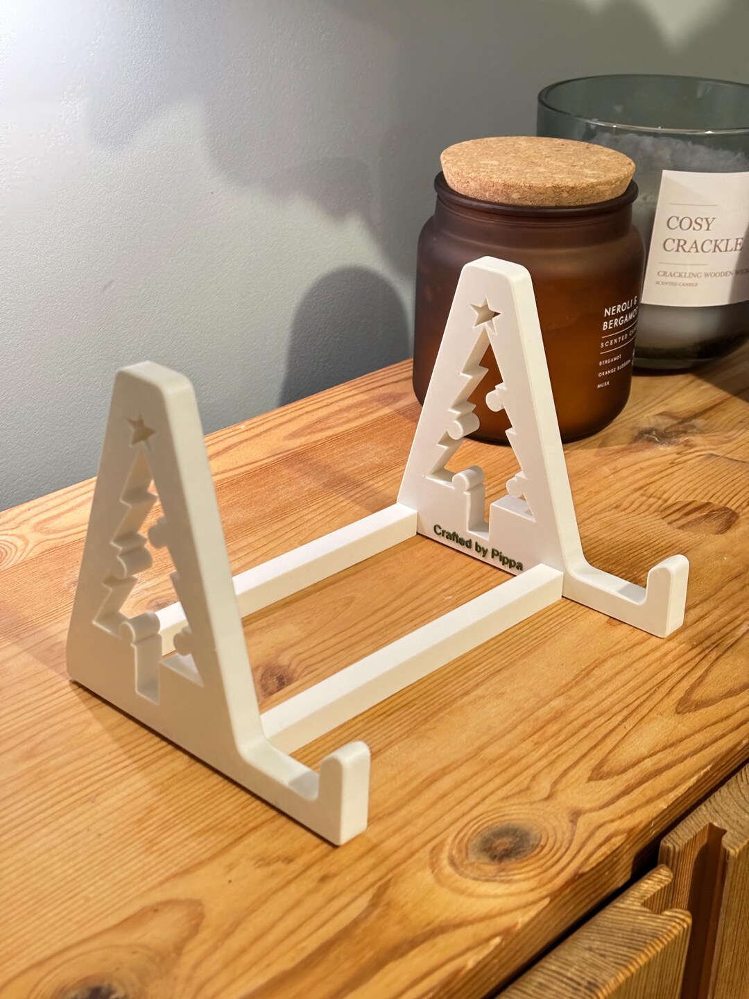 Advent Calendar Stand - Festive Christmas Tree Design Holder - Also for ...