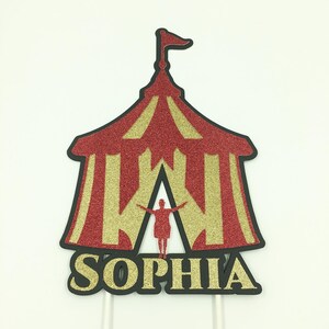 Circus Tent Cake Topper Circus Cake Topper Circus Party - Etsy