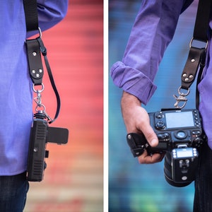 Dual Camera Strap, Leather Camera Harness, Multi Camera Strap ...