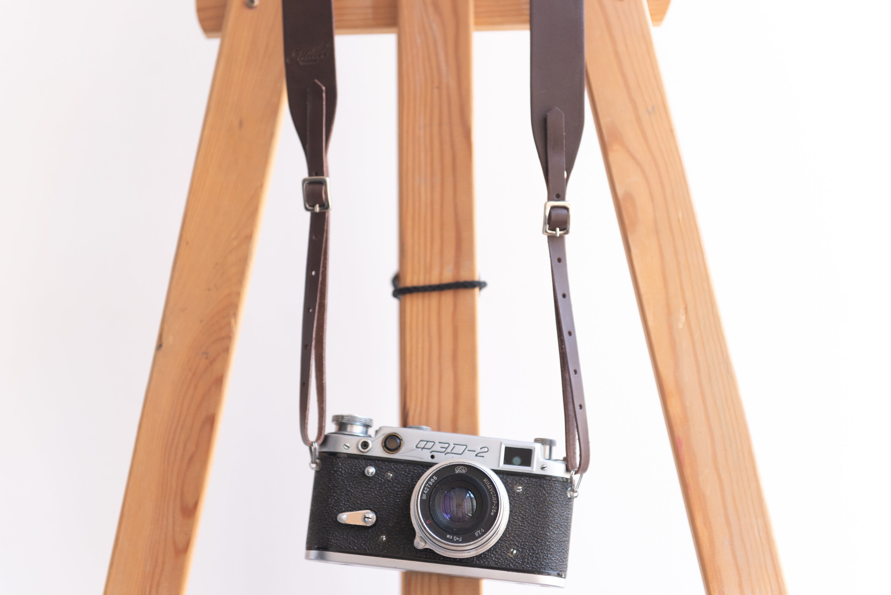 Leather Camera Strap for Compact and Mirrorless Cameras Like Nikon ...