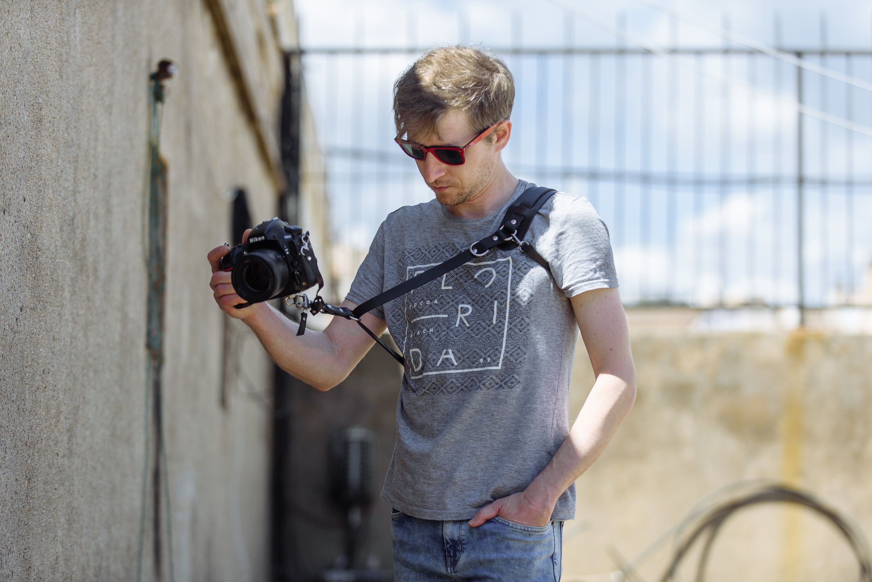 Single Camera Harness / Camera Shoulder Strap / Sling Camera Strap - Etsy