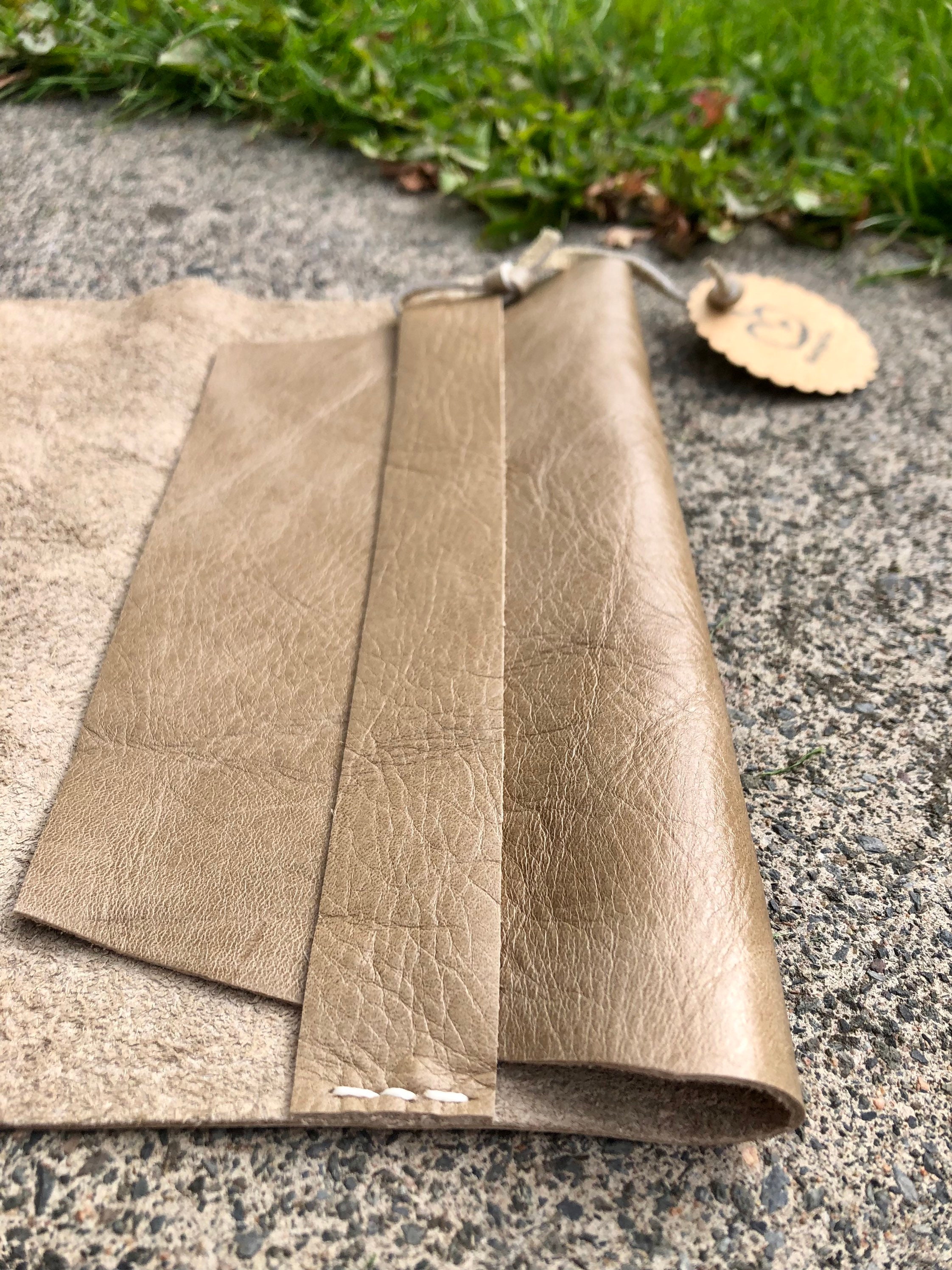 Small Leather Book Cover - Etsy UK