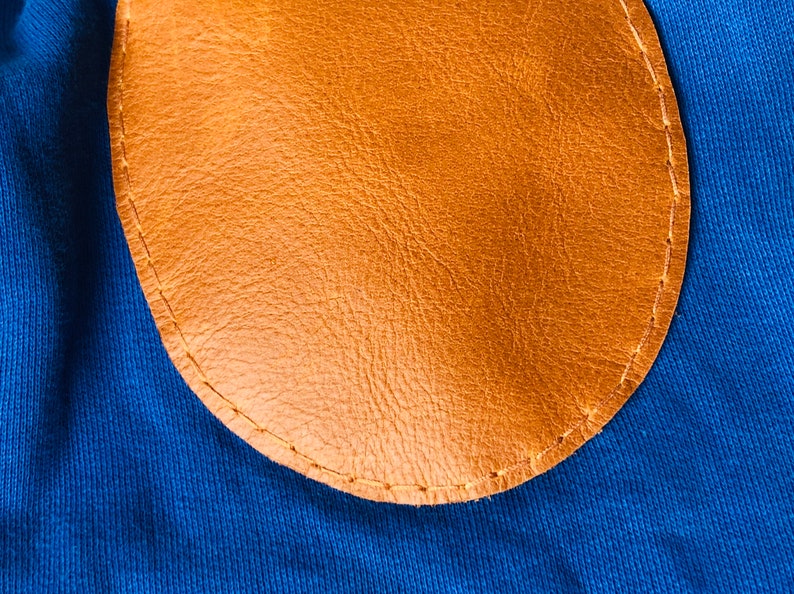 Leather Patches Oval Design - Etsy
