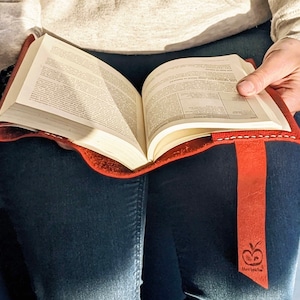 Small Leather Book Cover - Etsy