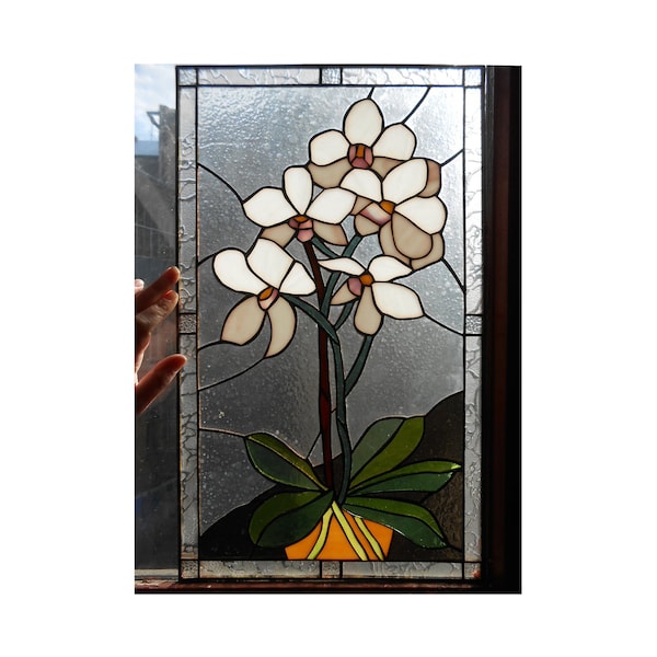White Stained Glass - Etsy