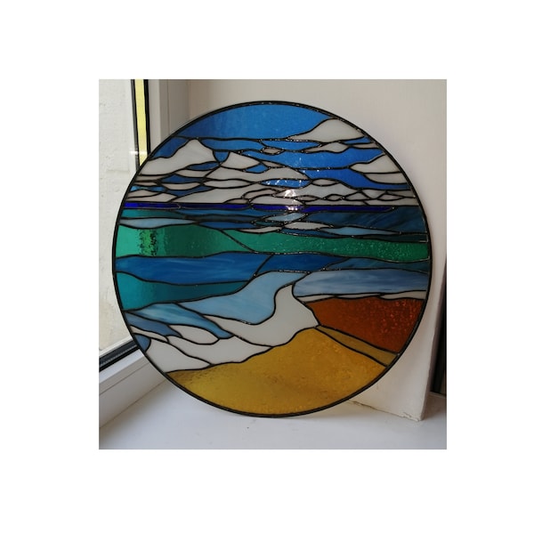 Beach Stained Glass - Buy Online - Etsy