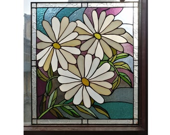 Stained Glass Daisy - Etsy
