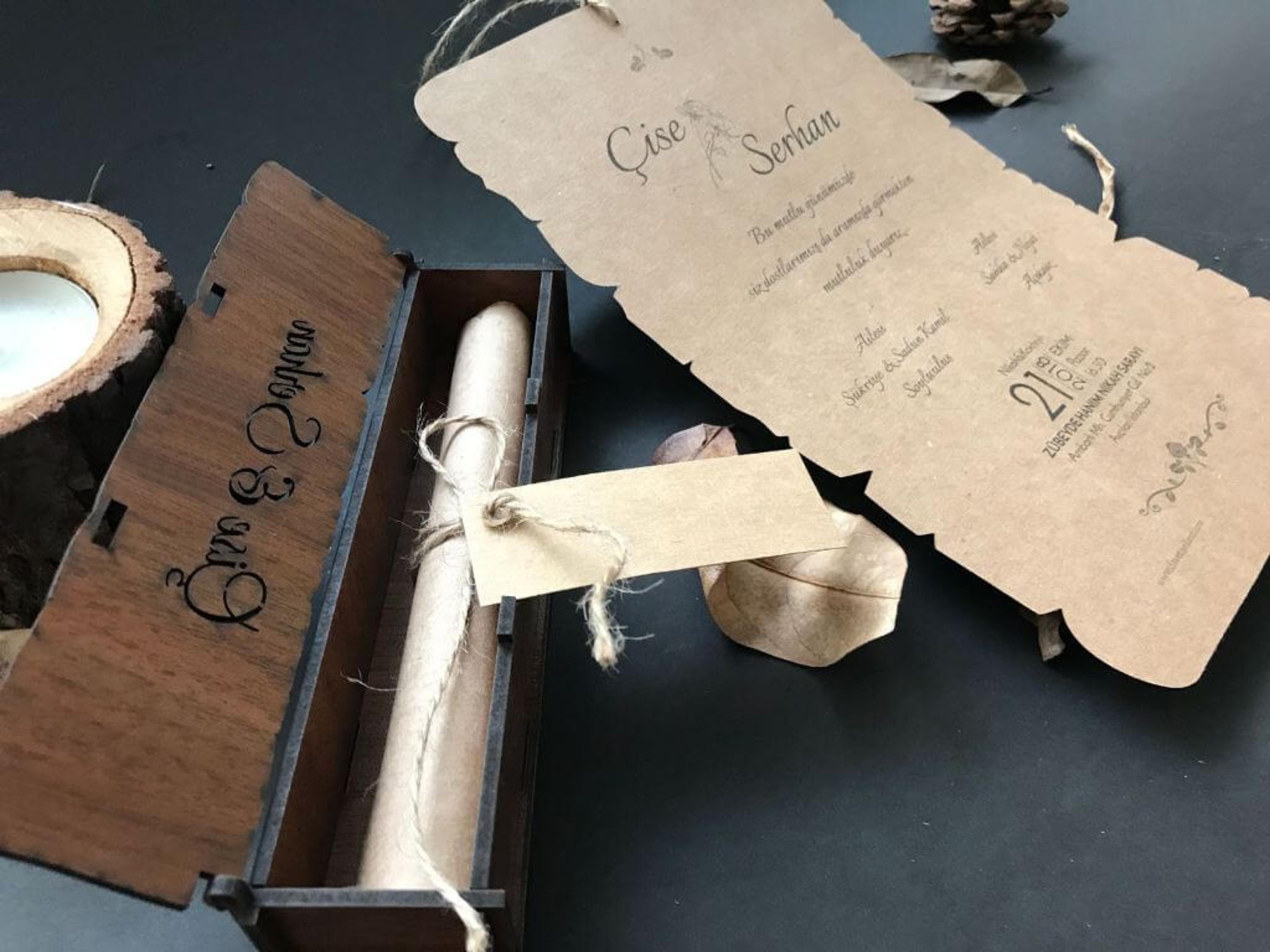 Wedding Invitation Wooden Box - Etsy