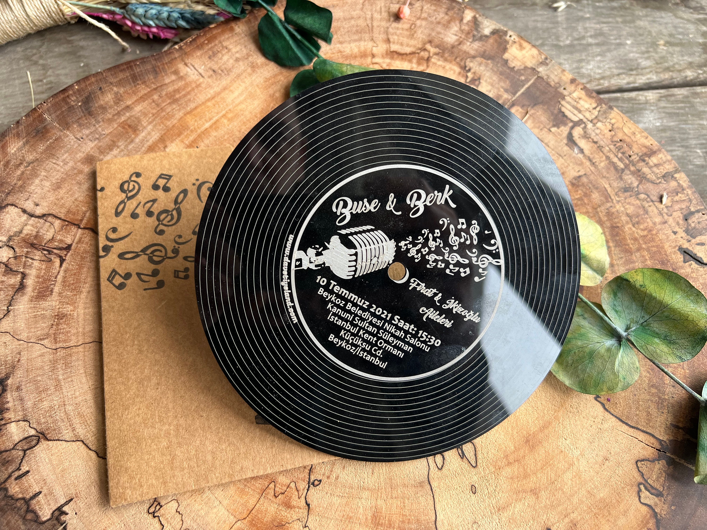 Record Invitation | Vinly Record Wedding Invitation - Etsy Canada