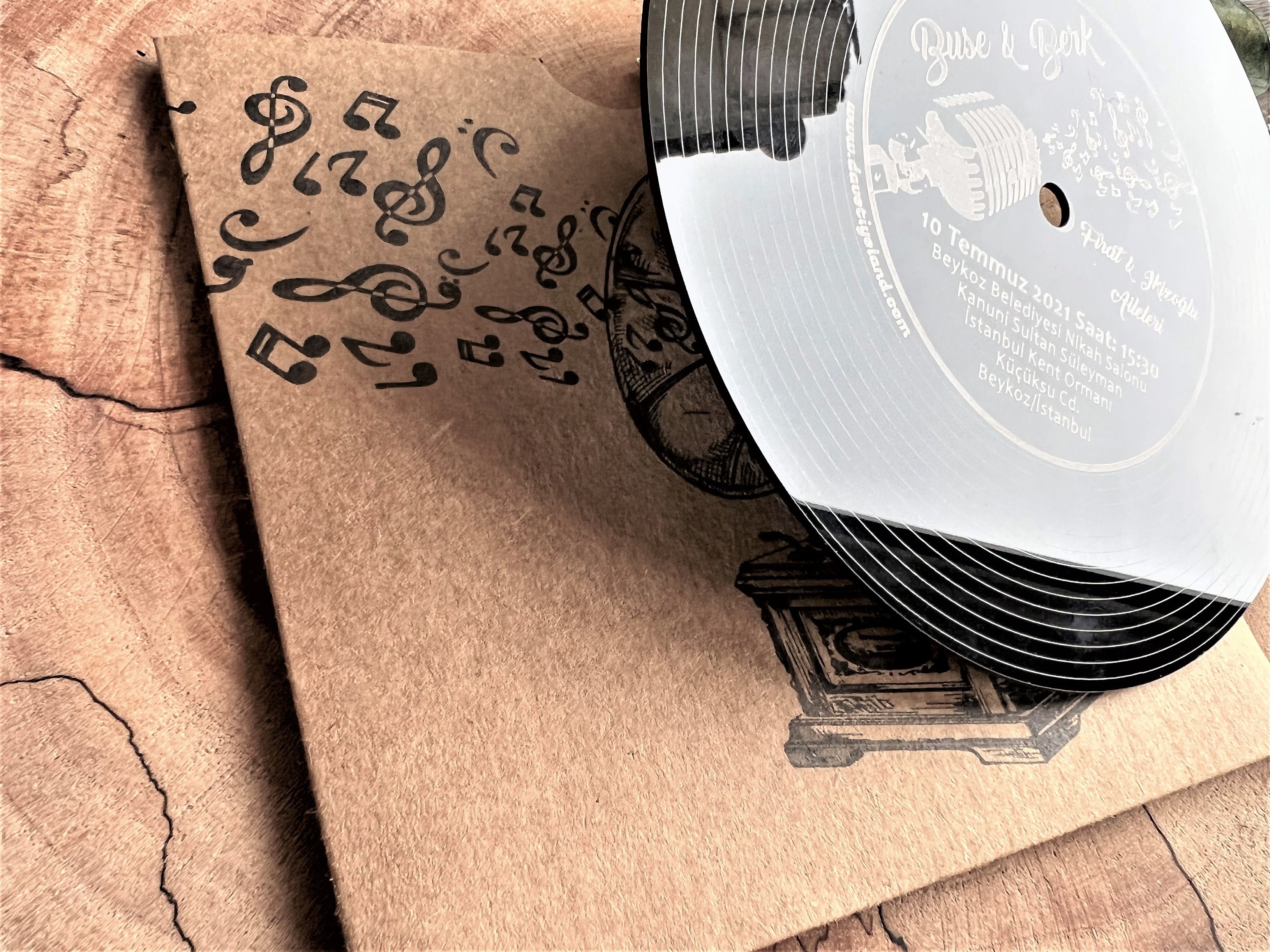 Record Invitation | Vinly Record Wedding Invitation - Etsy