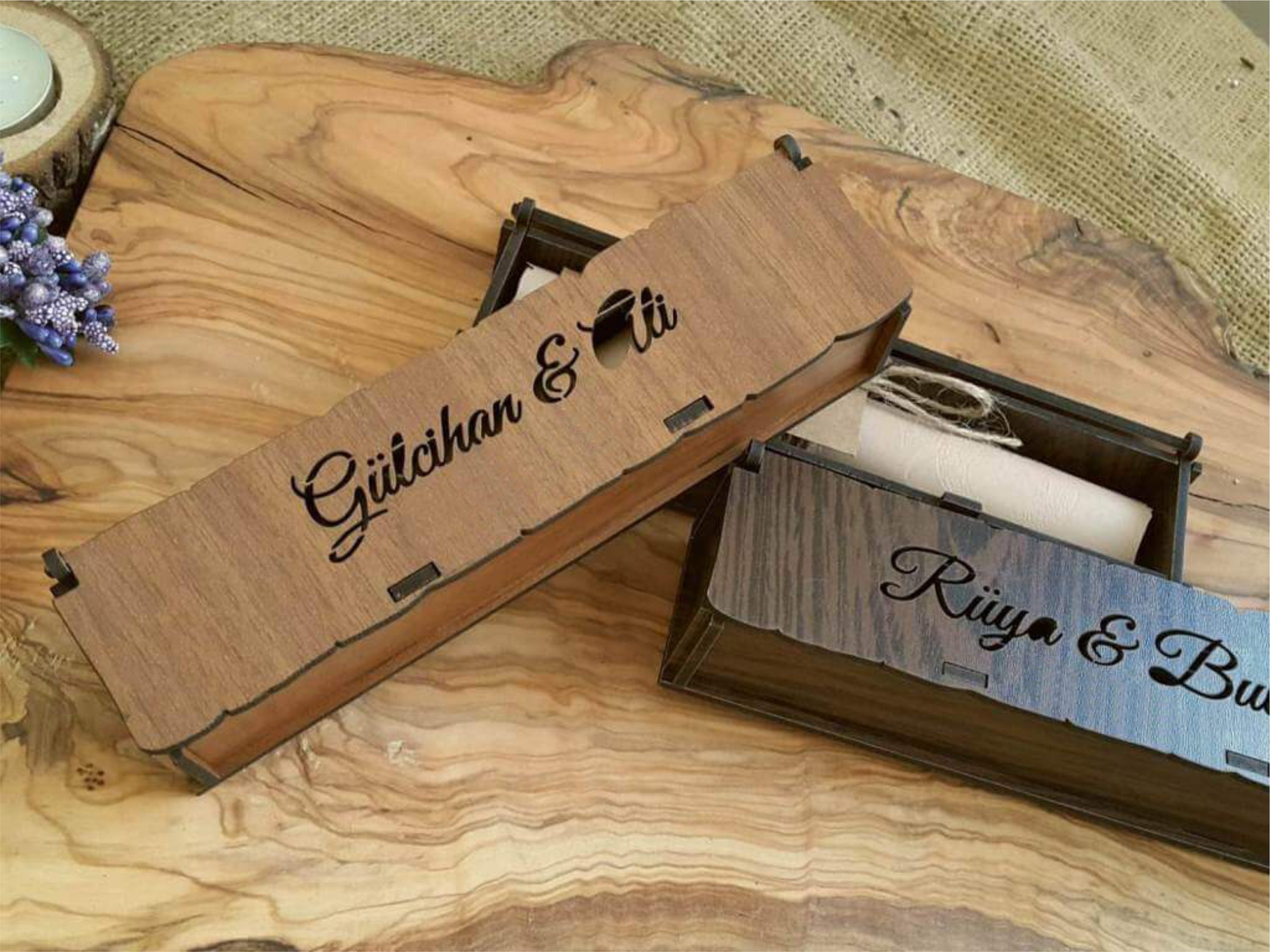 Wedding Invitation Wooden Box - Etsy