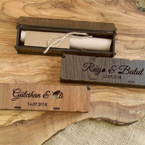 Wedding Invitation Wooden Box - Etsy