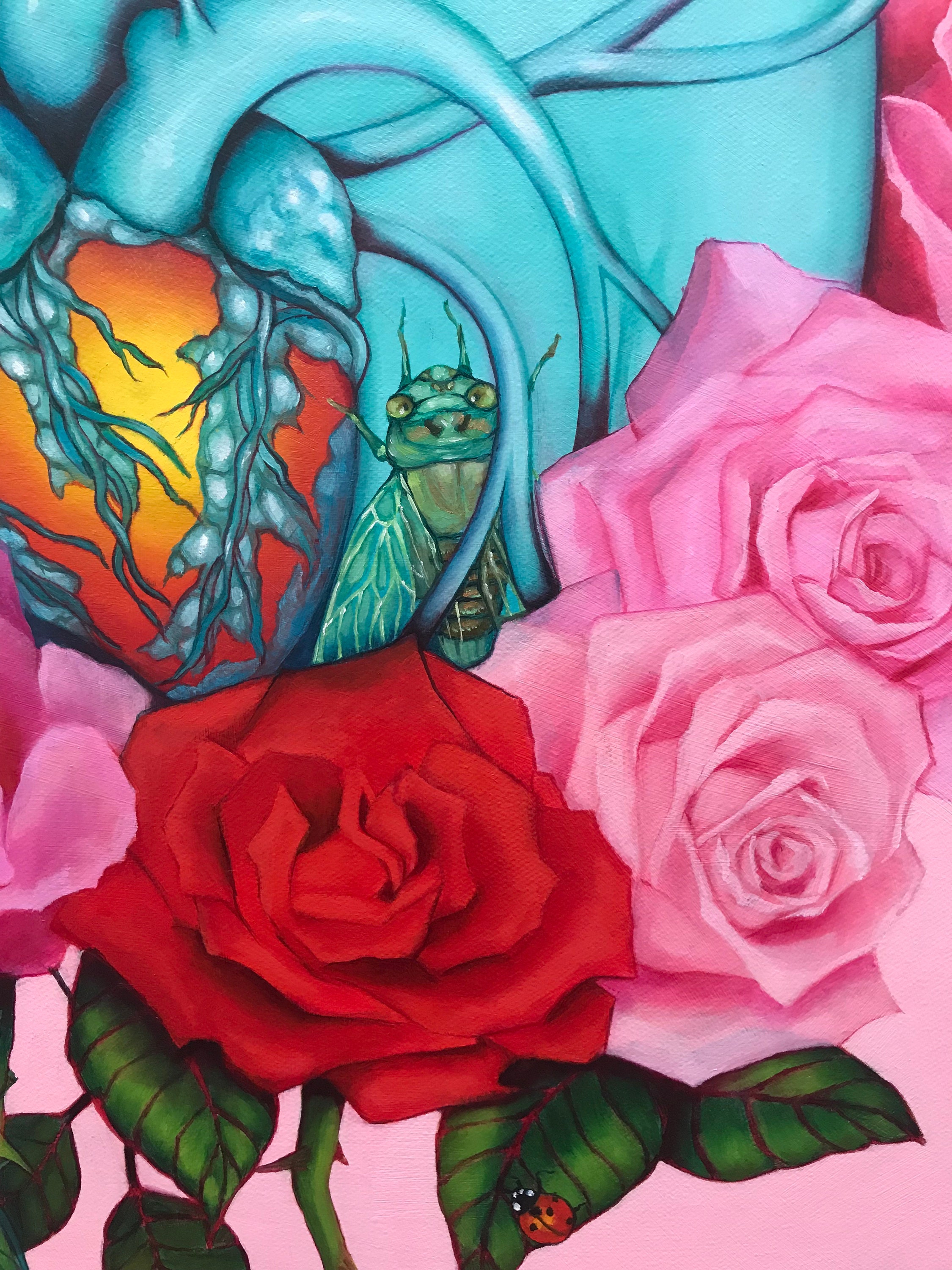 Pop Surrealism Oil Painting, Original Oil Painting, Wall Decor Oil ...