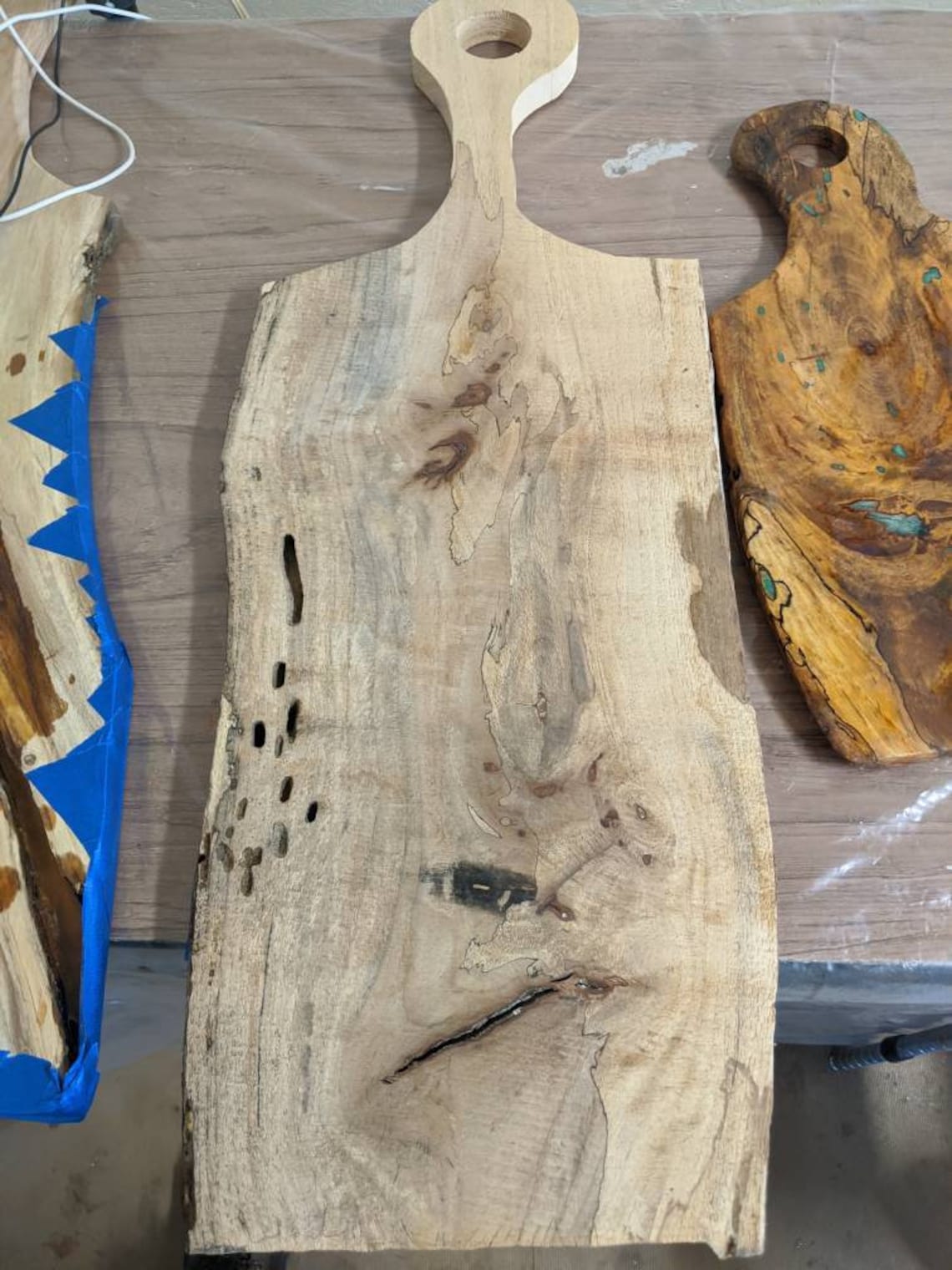 1 or 3/4 in Spalted Texas Pecan Live Edge Slabs Rough Cut Dried - Etsy