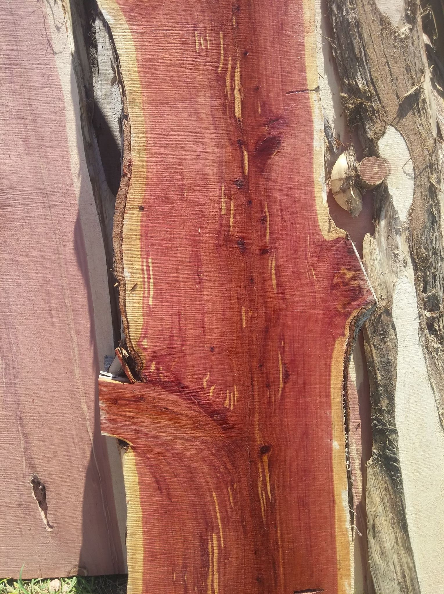 Live Edge Aromatic Red Cedar Slabs and Boards Raw Living Edges - Etsy