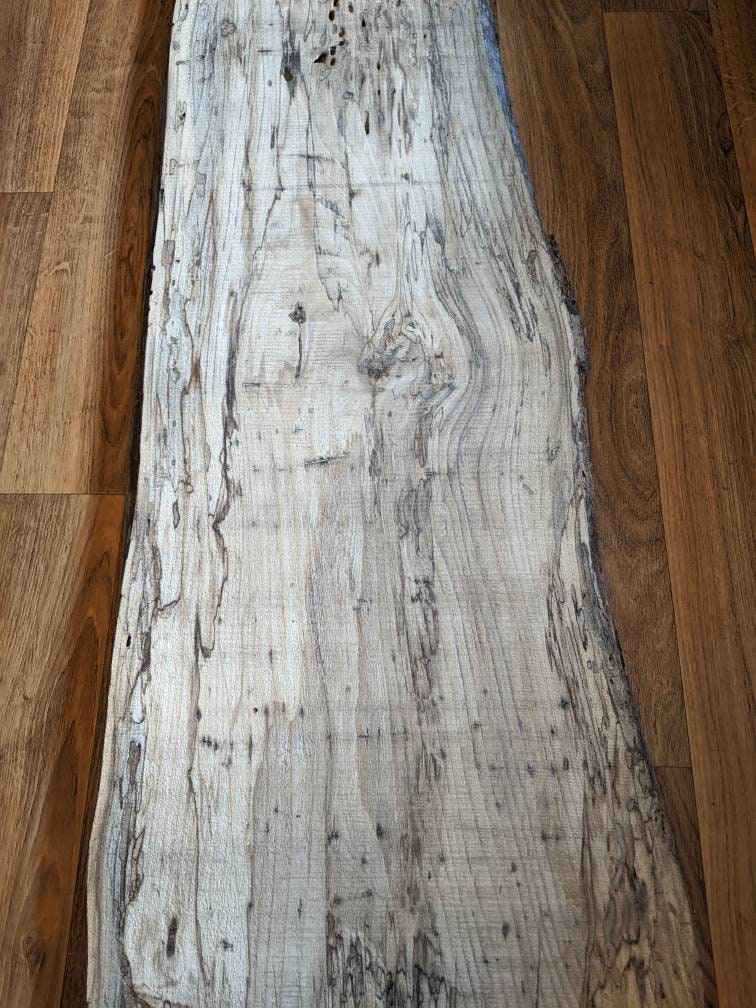 45 in Dried Spalted Live Edge Hackberry Slabs - Etsy