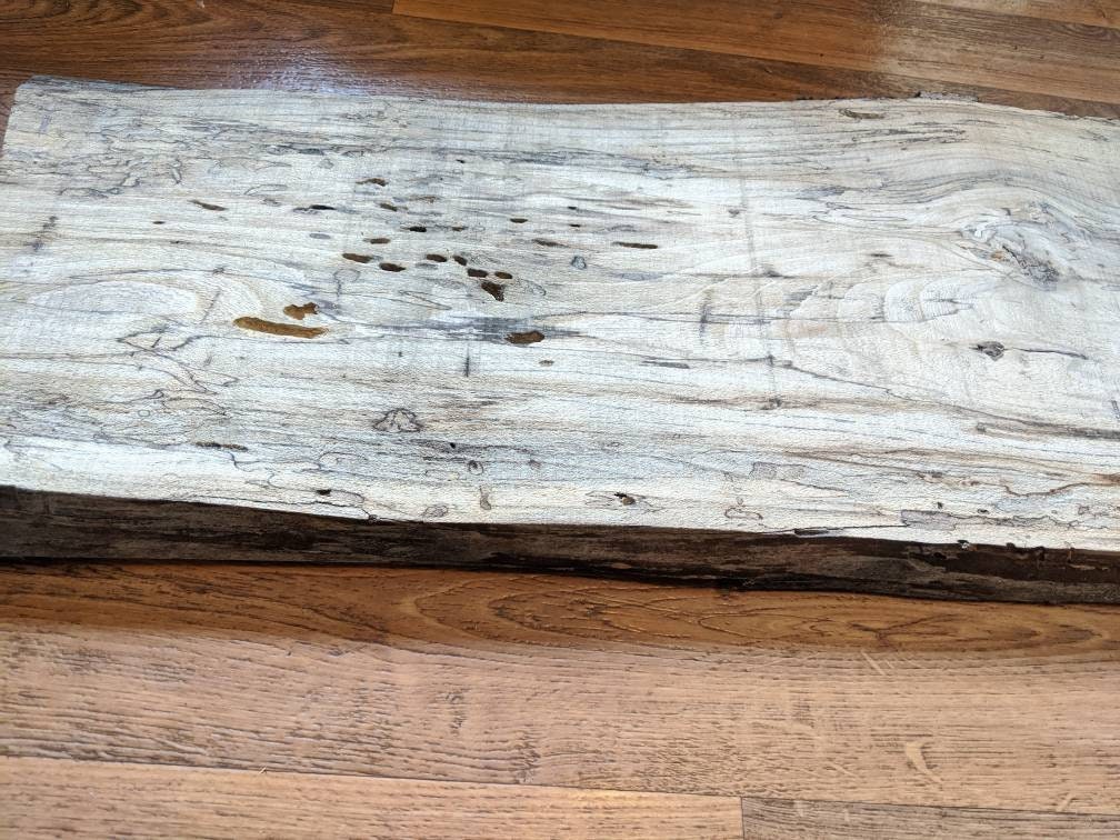 45 in Dried Spalted Live Edge Hackberry Slabs - Etsy