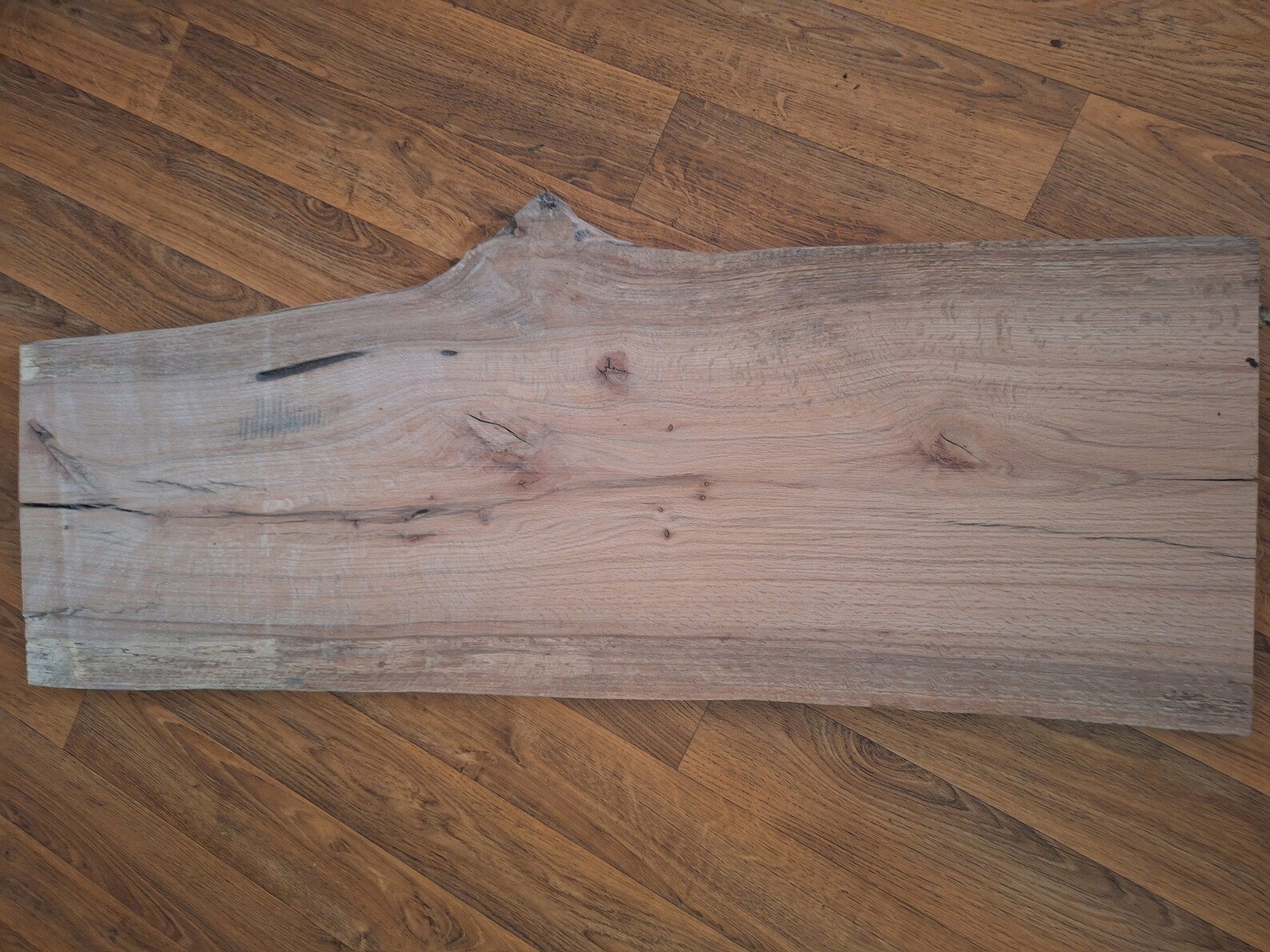Red Oak Live Edge Slab Sanded on Both Sides 47x 19x1- 1/8 - Etsy