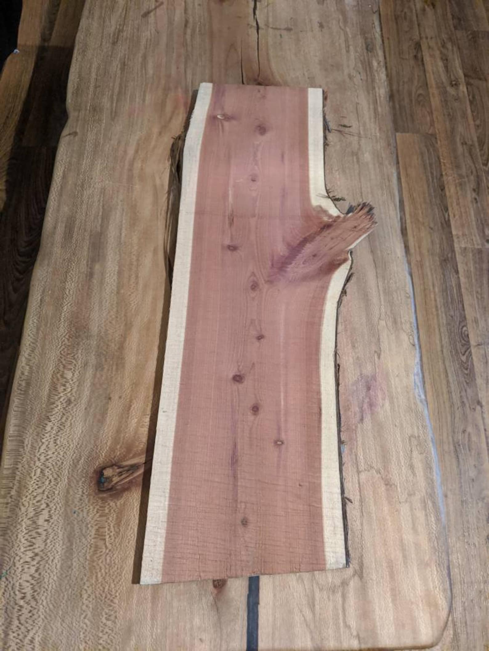 Live Edge Aromatic Red Cedar Slabs and Boards Raw Living Edges - Etsy