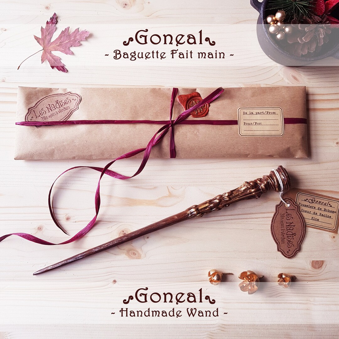 Wand for Sorcerer and Sealed Envelope, Sorcerer's Apprentice Gift ...