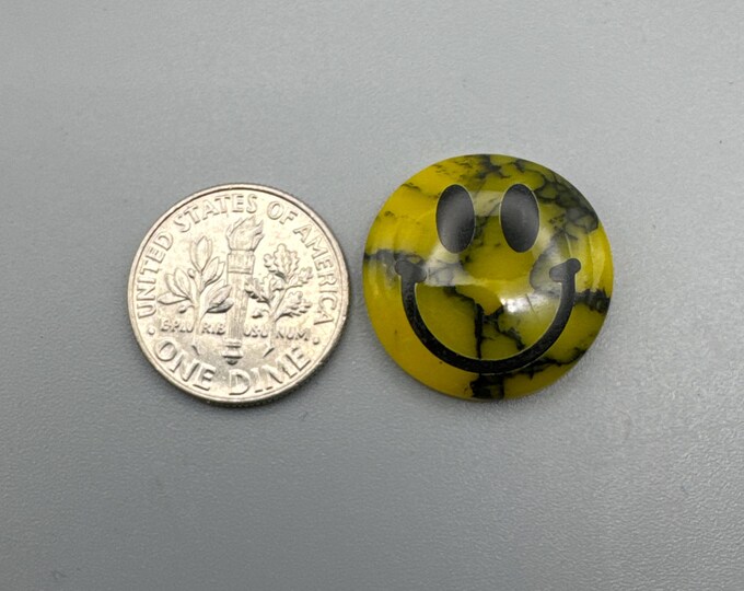 Smiley Face Cabochon {reconstructed} Stone - Etsy