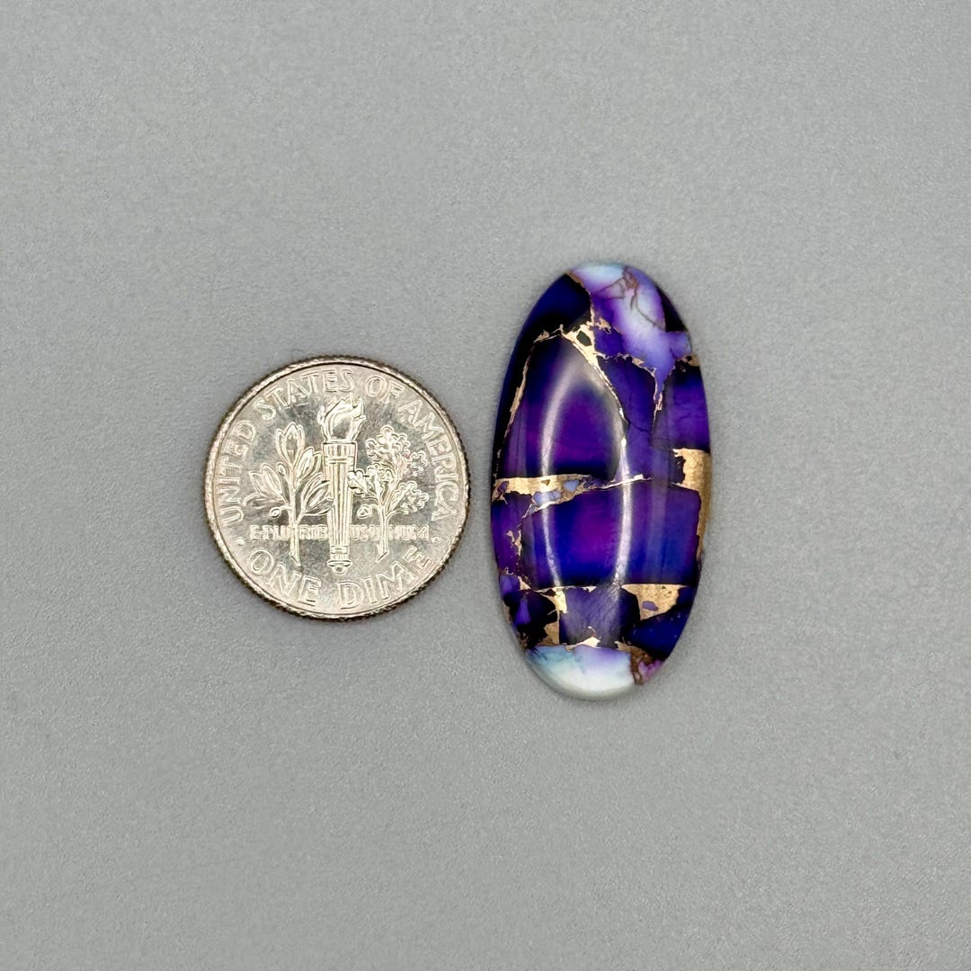Purple Buffalo and Bronze Cabochon Dolomite - Etsy