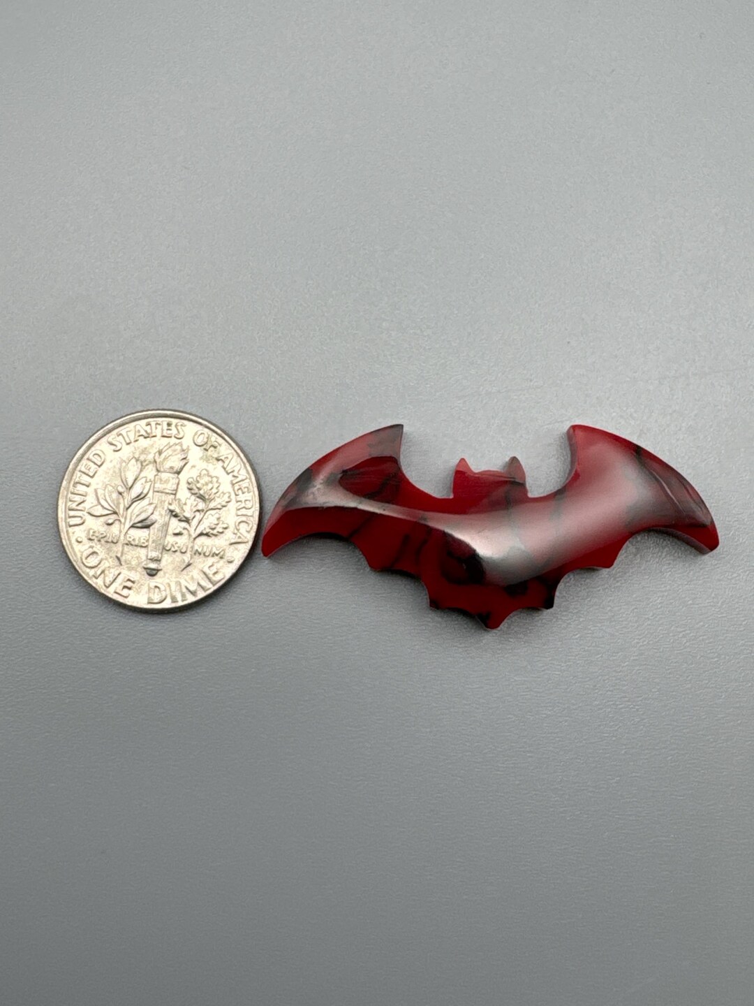 Bloody Basin Jasper Red Black Matrix Cabochon Bat - Etsy