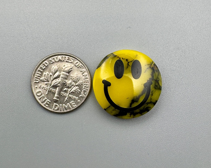 Smiley Face Cabochon {reconstructed} Stone - Etsy