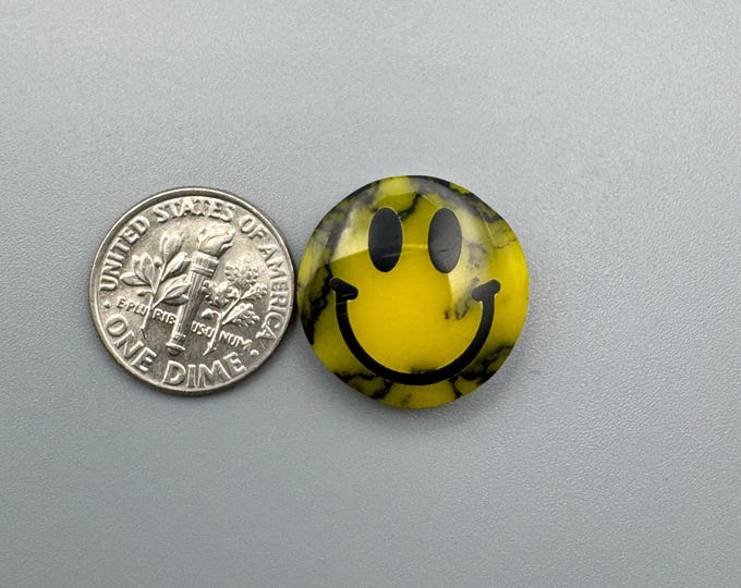Smiley Face Cabochon {reconstructed} Stone - Etsy