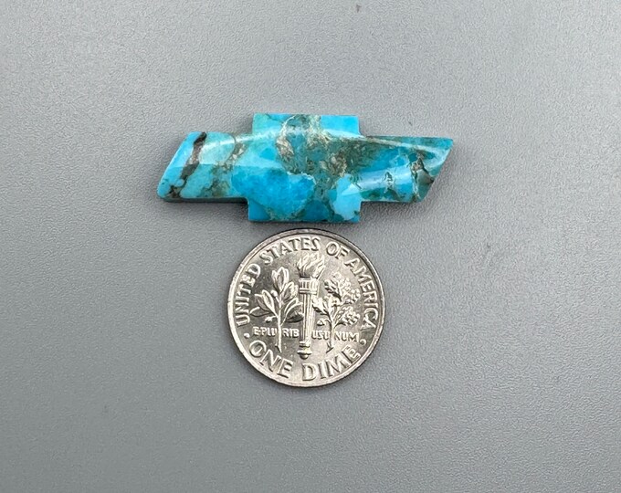 Kingman Turquoise Cabochon Bar - Etsy