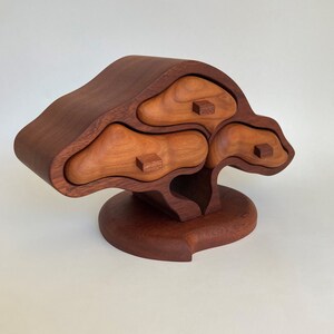 Wooden Jewelry Box bonsai Tree Made of Solid - Etsy