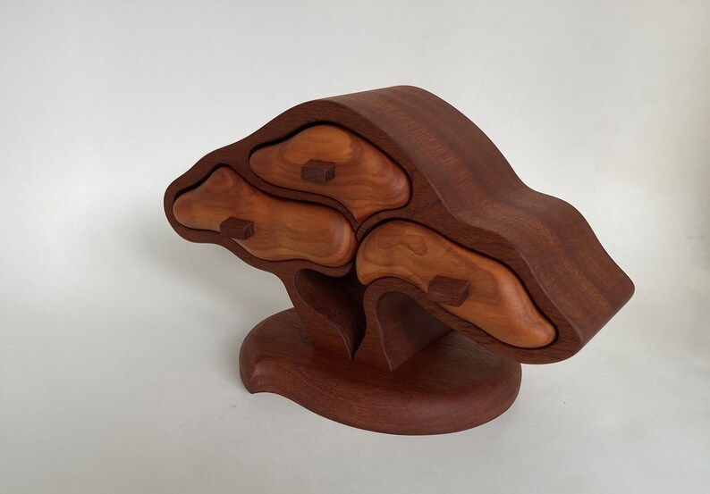 Wooden Jewelry Box bonsai Tree Made of Solid - Etsy