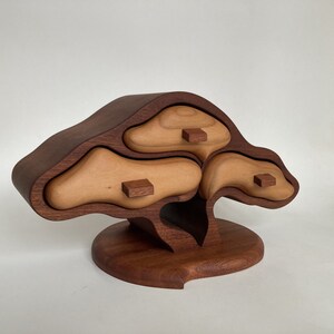 Wooden Jewelry Box - "bonsai Tree" Made of Solid Wood for Your Precious ...