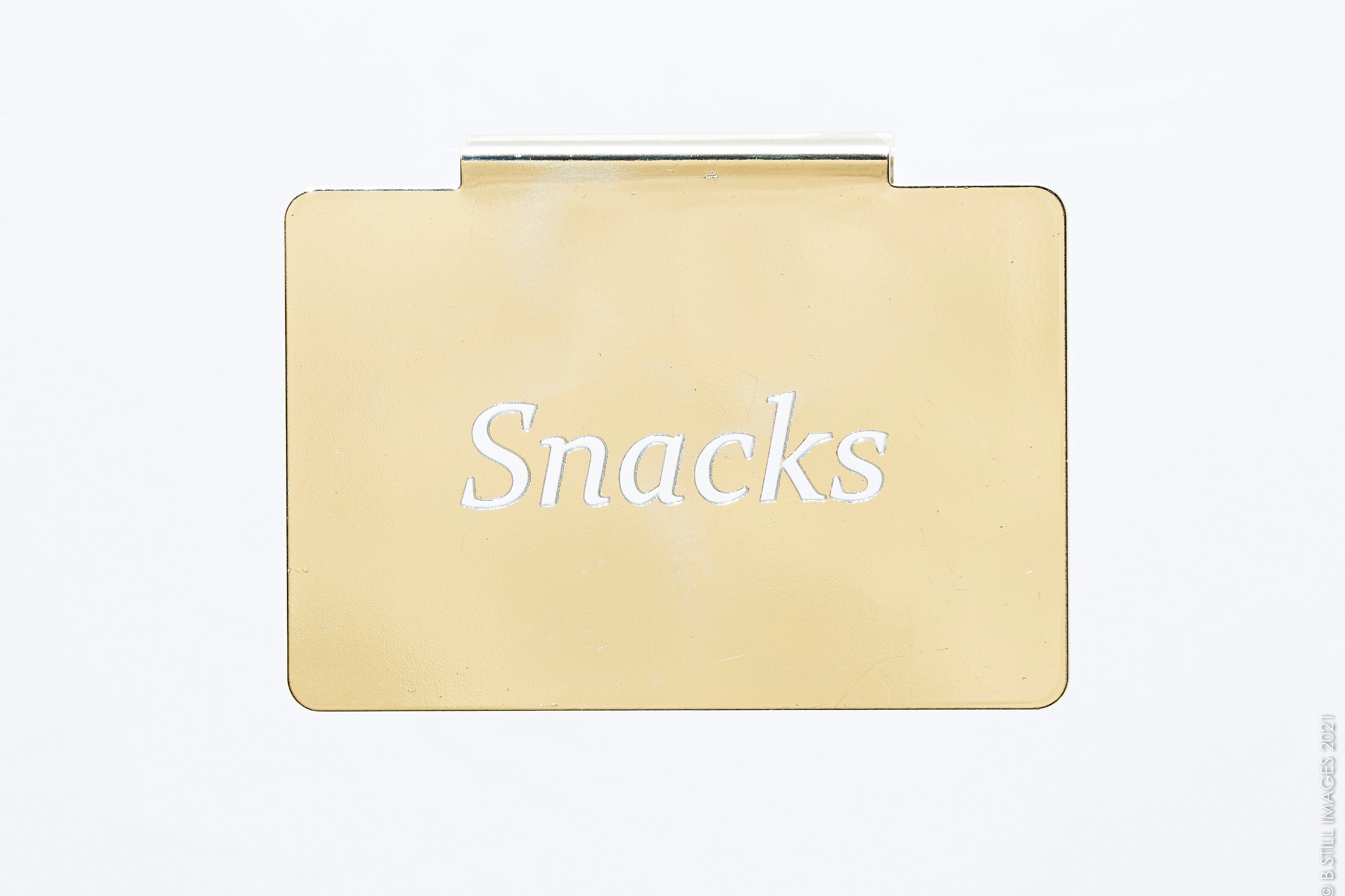 8 Gold Bin Clips With 40 White Pantry Labels / Pantry / Kitchen / Craft ...