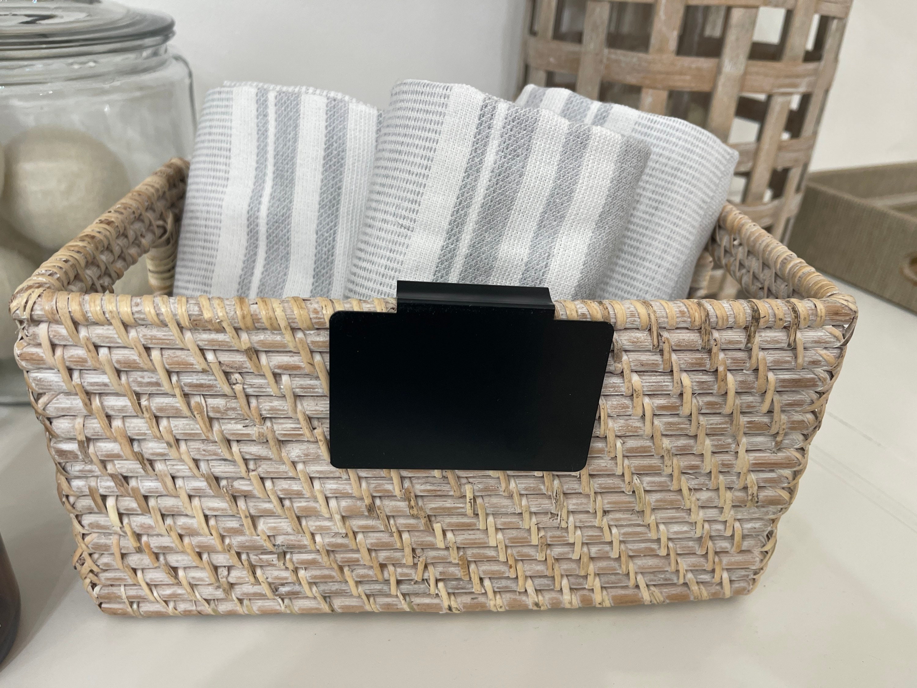 6 Black Bin Clips / Bin Clips / Playroom/ Kitchen/ Closet / - Etsy