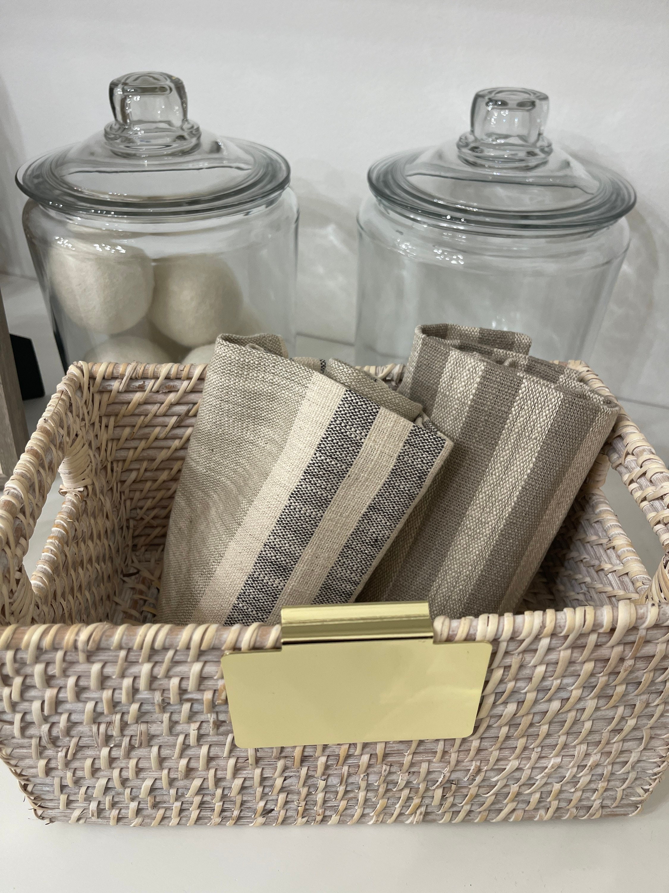 6 Gold Bin Clips / Pantry / Kitchen / Craft / Bathroom / Laundry Room ...